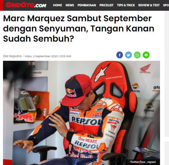 Benarkah Pembalap Marc Marquez Diurut di Bulukumba? Cek Faktanya ...