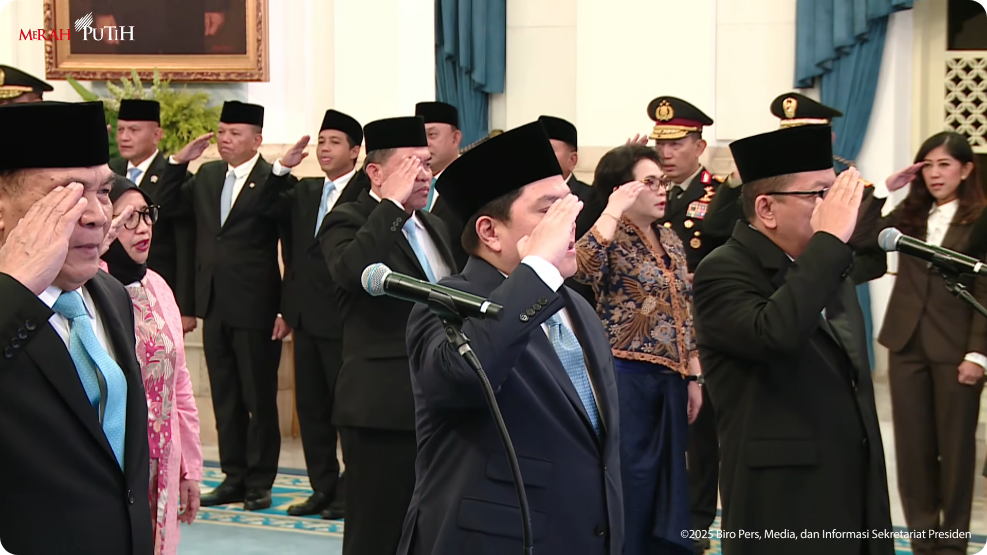 Link Live Streaming Pelantikan Menteri dan Wamen Kabinet Merah Putih ...